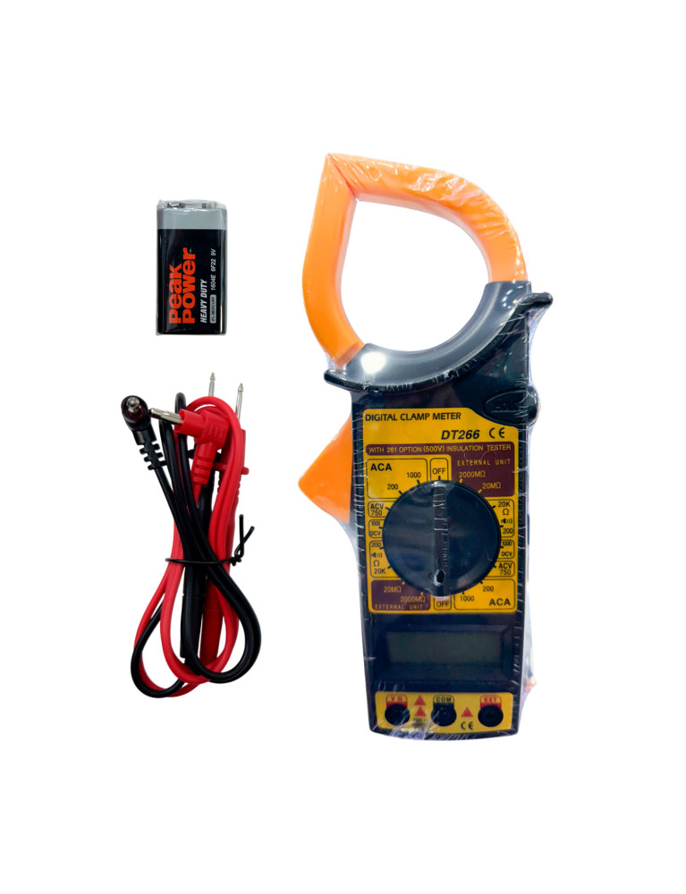 Pinza Amperimétrica Digital DT266