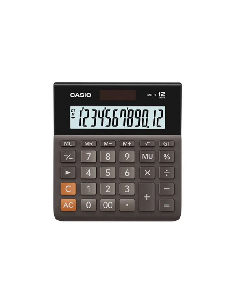 Calculadora CASIO MH-12 BK Negra
