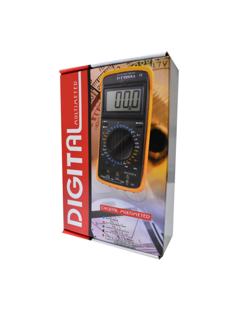 Multímetro Digital Somy Max DT9208A