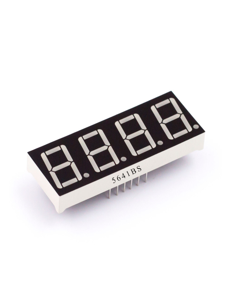 Display Ánodo Común 4 Dígitos 7 Segmentos 5641BS