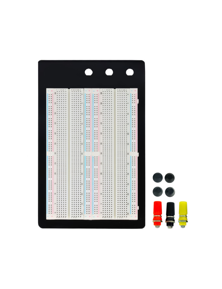 Protoboard Grande 4 Canales 1660 Puntos