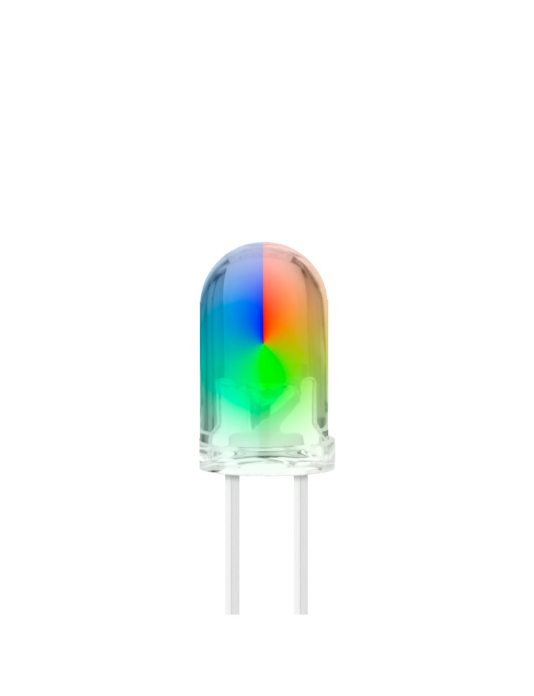 Diodo Led Transparente Multicolor 5mm