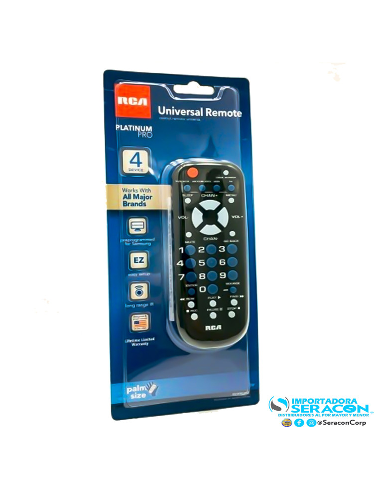 Control Remoto Universal para TV RCA